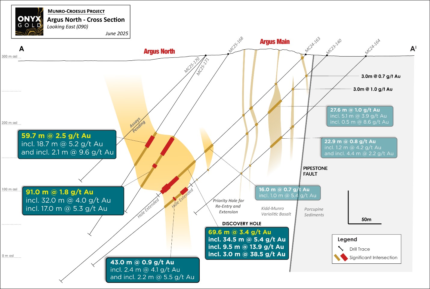 Onyx Gold Intersects 91 Meters of 1.8 g/t Gold, including 17 Meters of 5.3 g/t Gold in First ...