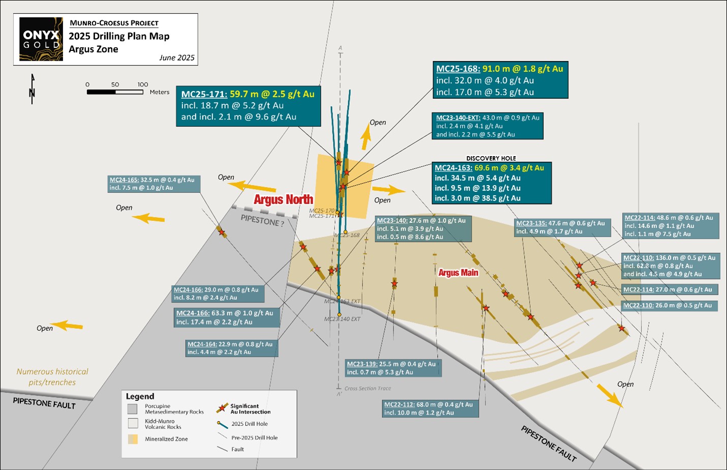 Onyx Gold Intersects 91 Meters of 1.8 g/t Gold, including 17 Meters of 5.3 g/t Gold in First ...
